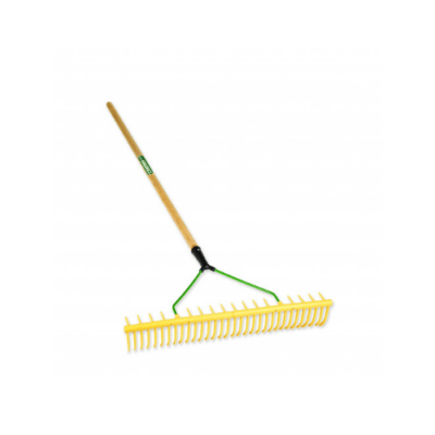 Jost Plastic Hay Rake with 5 Foot Wooden Handle - Noblewood Garden Store